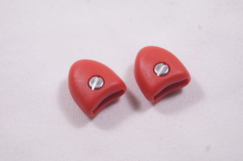 NEW / NOS Cinelli Red Toe Strap Buttons / Ends w/ Screws | eBay