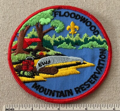 VTG FLOODWOOD MOUNTAIN RESERVATION Boy Scout Camp Badge PATCH BSA ...