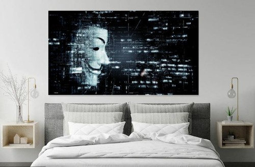 technology hacking--Painting Print Home Decor Wall Art choose your size ...