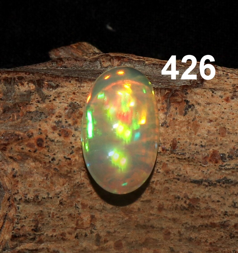 Natural Ethiopia opal gemstone multi fire opal cabochon loose gemstone ...