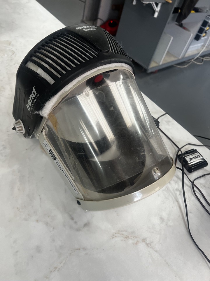 Trend Airshield Powered Respirator dust mask mdf wood turning | eBay UK
