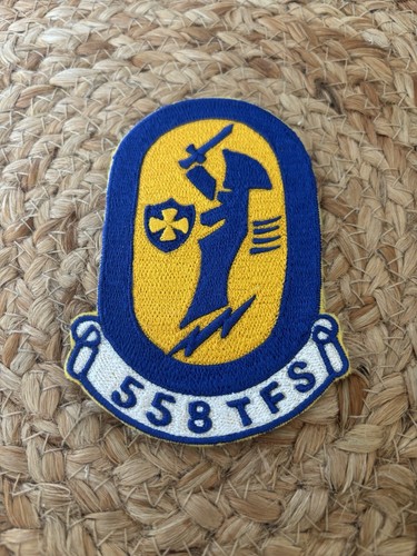 USAF SQUADRON PATCH Rare Vtg 4” Air Force 558th Tactical Fighter TFS | eBay