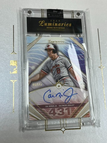 Cal Ripken JR /25 auto on card Home Run Kings 2024 Topps Luminaries ...