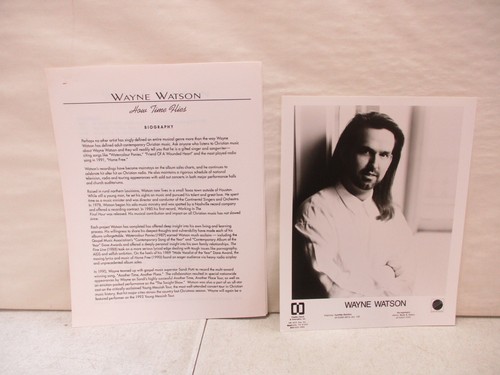 Wayne Watson Press Kit | eBay