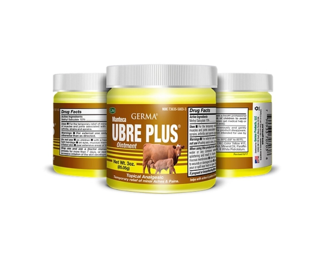 Germa Manteca Ubre Plus YELLOW with Tea Tree Oil 3 oz. Jar | eBay