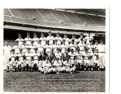 1962 WASHINGTON SENATORS 8X10 TEAM PHOTO PIERSALL LOCK D.C. BASEBALL ...