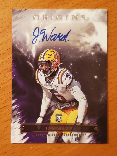 2023 Chronicles Draft Origins Rookie Autographs #32 Jay Ward LSU ...