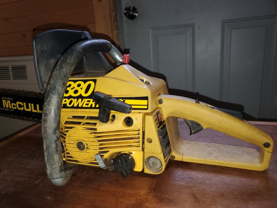 McCulloch 380 Power Mac Chainsaw With 18" Bar And Chain Runs Good Used ...