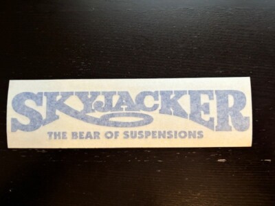 Skyjacker Decal Blue 9X2.5 Lift Kit Shocks THE BEAR | eBay