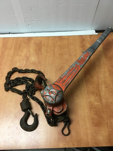 Columbus McKinnon CM Series 640 Lever Chain Hoist 5’ Lift | eBay