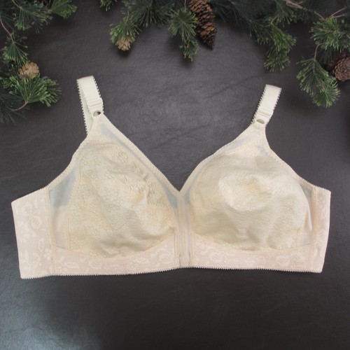 Playtex Bra Size 48B Beige Unlined Wireless Adjustable Clasp Back | eBay