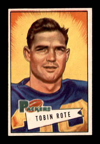 1952 Bowman Small #56 Tobin Rote EXMT+ X3328674 | eBay