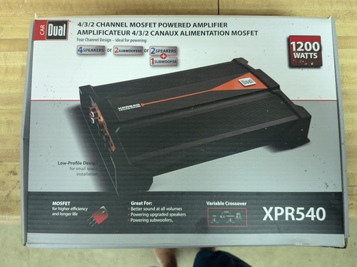 Dual XPR540 1200W 4-Channel Class A/B Car Audio Power Amplifier | eBay