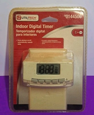 Digital Timer Utilitech 0144506 New Sealed | eBay