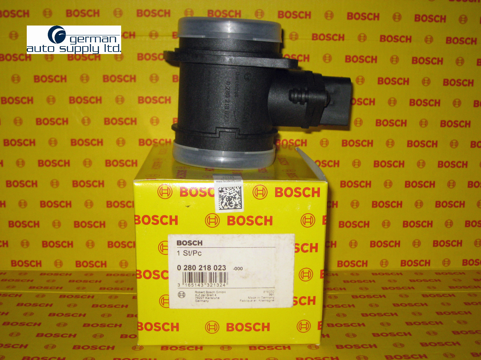 Volkswagen Air Mass Sensor, MAF - BOSCH - 0280218023 - NEW OEM VW MAF ...