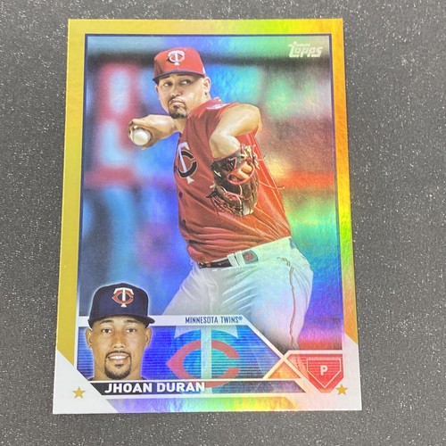 Jhoan Duran GOLD FOIL 2023 Topps Baseball #218 Parallel Card Minnesota ...