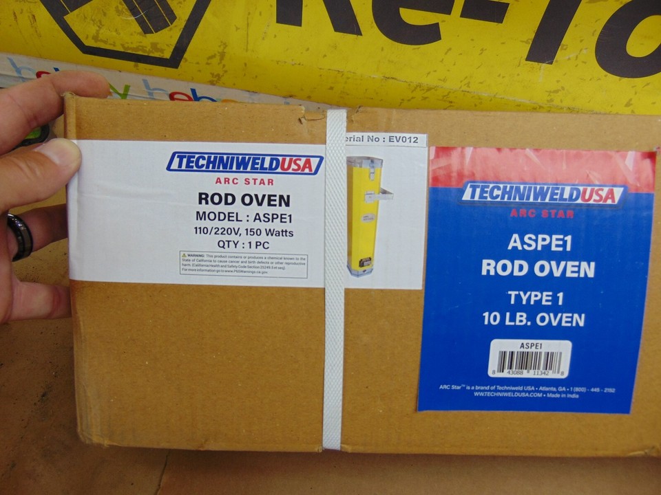 Arc Star Electrode Dry Rod Oven 10 LB Cap 110/220v, 150w 302* MaxTemp ...