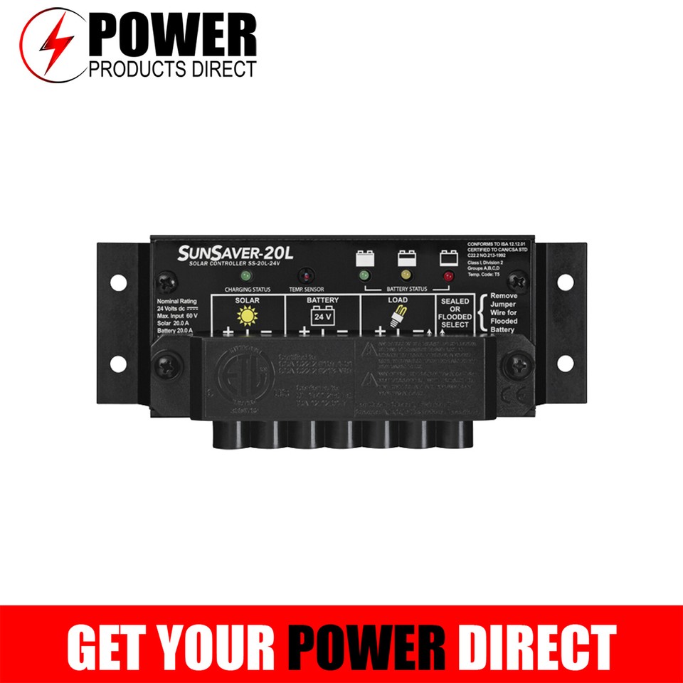 Morningstar Sunsaver PWM 12V/20A Solar Charge Controller | eBay