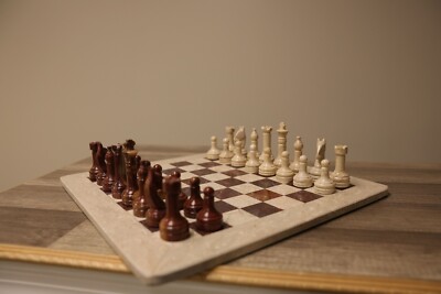 High Quality Marble chess set board and figures (16x16 inch board) (LT ...