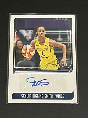 2019 Panini Donruss WNBA Press Proof Purple /49 Skylar Diggins-Smith ...