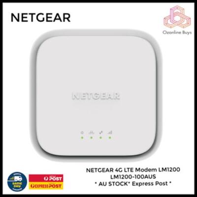 NETGEAR 4G LTE Modem LM1200 LM1200-100AUS * Express Post * 606449152142 ...