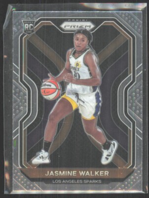 2021-22 Panini Prizm WNBA Jasmine Walker Rookie Los Angeles Sparks #95 ...