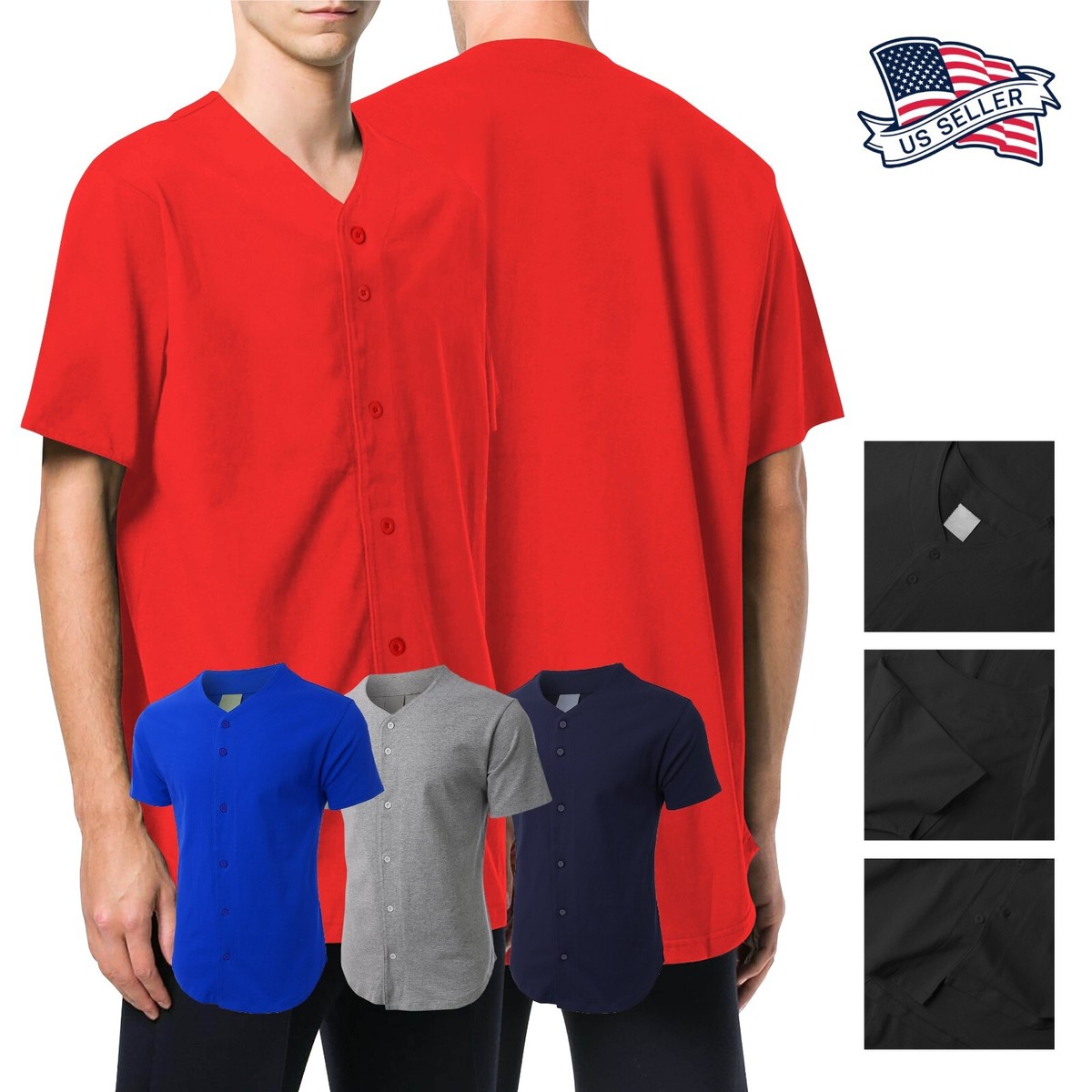 Plain Baseball Jersey T Shirts Nike LA Dodgers Official Replica Road