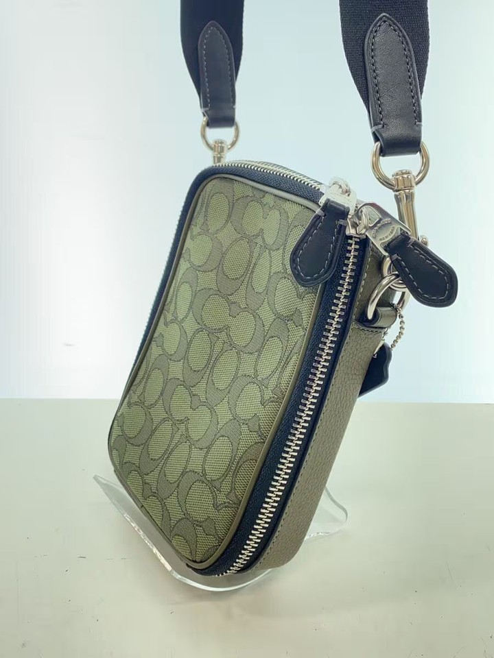 COACH Stanton Crossbody Shoulder Bag Canvas KHK Allover CH097 | eBay