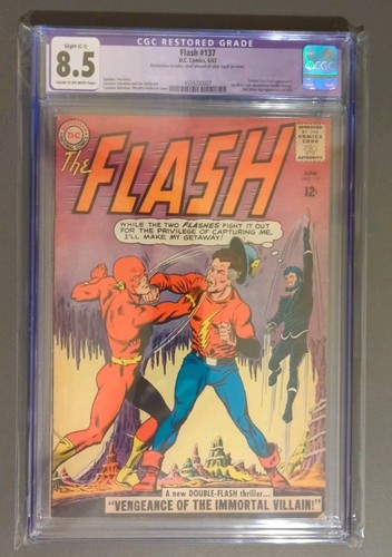 The Flash 137 CGC Graded 8.5 Restored | eBay