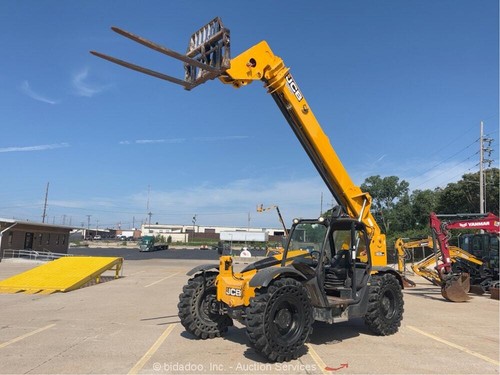 2018 JCB 509-42 42' 9,000 lbs Telescopic Reach Lift Telehandler ...