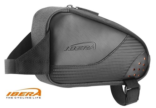 Cycling Frame Top Tube Pouch Bike Bag Strap-on Reflective IBERA IB ...