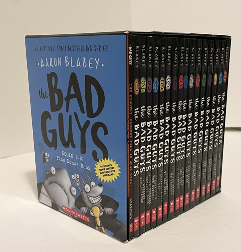 The Bad Guys: Books 1-16 Box Set Plus Bonus Book Comic Fiction by Aaron ...