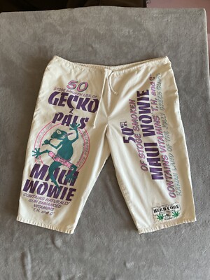 Vintage Hal Arscott 1990 AKA Underground Gecko Hawaii shorts. | eBay
