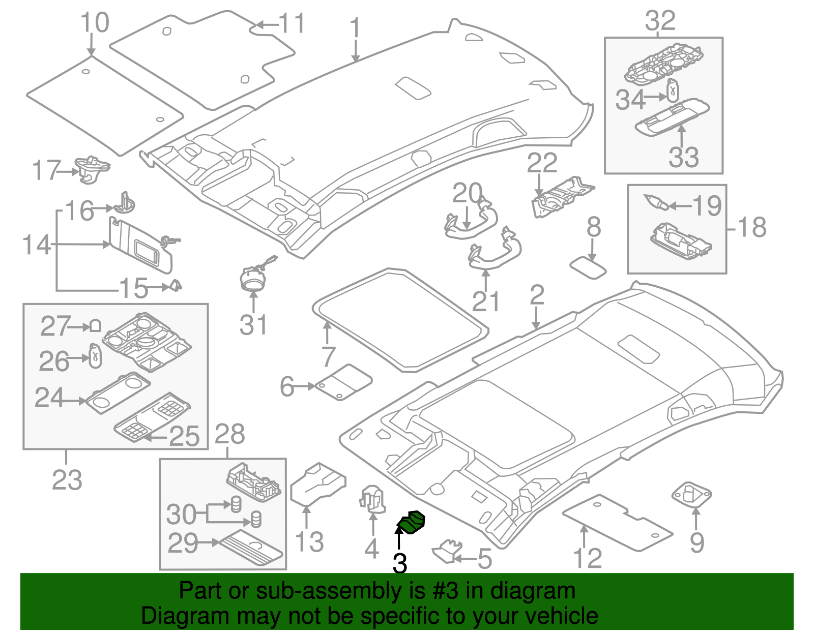 Volkswagen 6X0867549 Genuine OEM Headliner Clip for sale online | eBay
