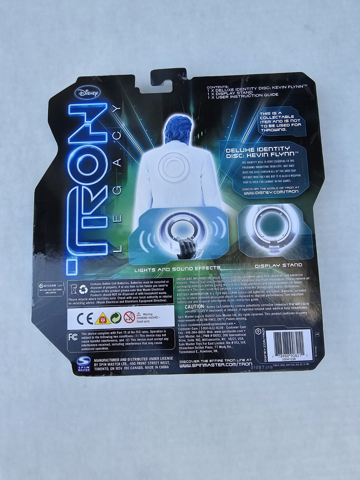 Disney Tron Legacy Deluxe - Kevin Flynn Identity Disc (20041238) for ...