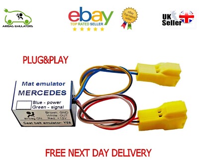 For Mercedes C-Class W204 Passenger Seat Occupancy Sensor Mat Emulator ...