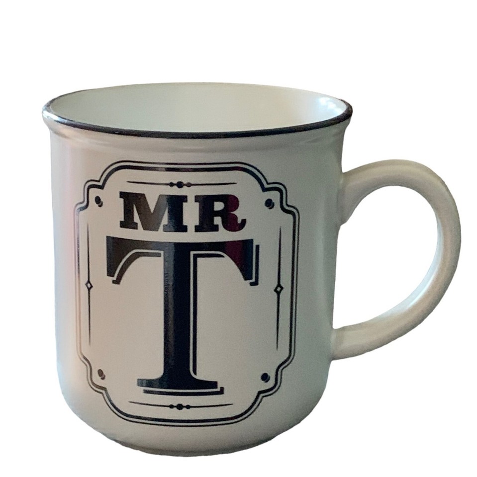 Alphabet Mug Mr / Mrs / Miss Men's Women's Gift Mug Birthday ...