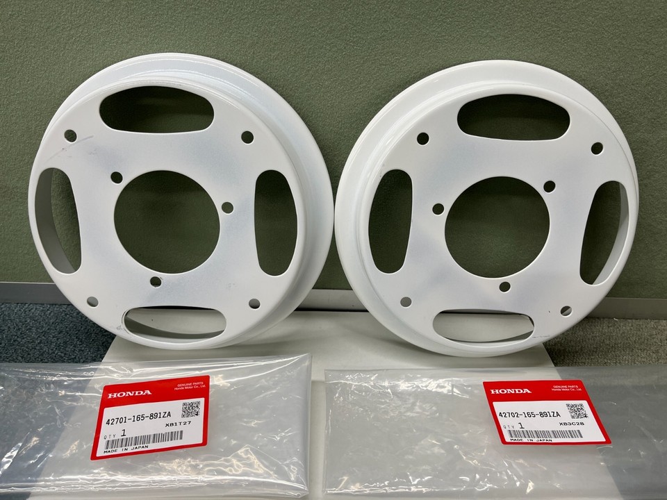 Honda Wheel Set Front or Rear Z50 R RD 80-99 OEM Honda White Rim ...