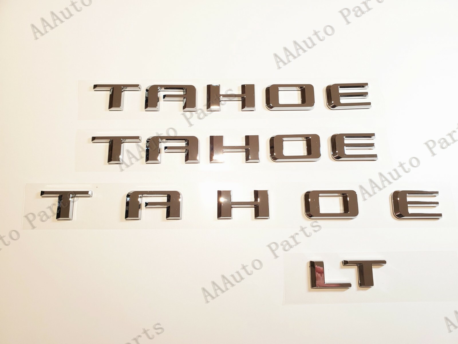 4PC 2021+ Chevrolet Tahoe Chrome Side Door Tailgate Rear Tahoe LT ...