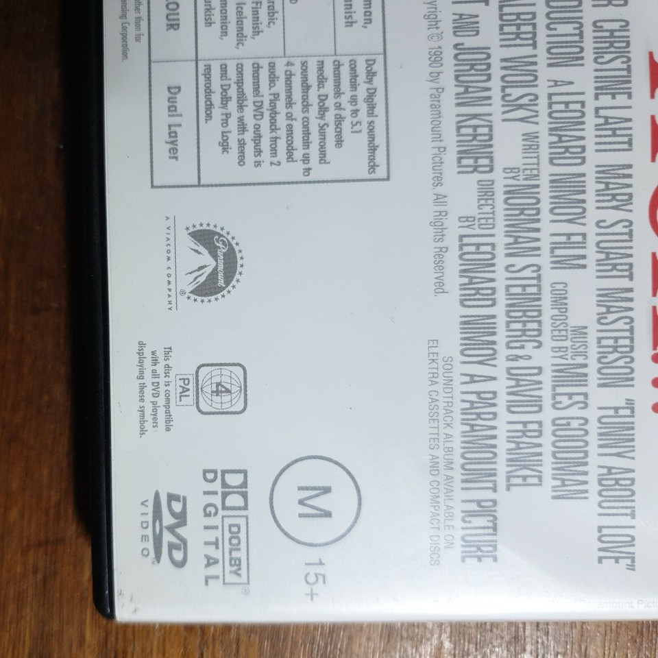 Funny About Love DVD R4 Gene Wilder Comedy Leonard Nimoy MA15 ...