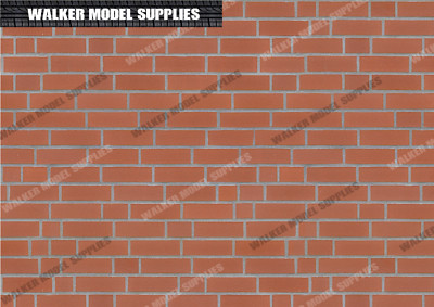 1:6 scale Brick wall - A4 Vinyl decal sheets / diorama model 18 | eBay UK