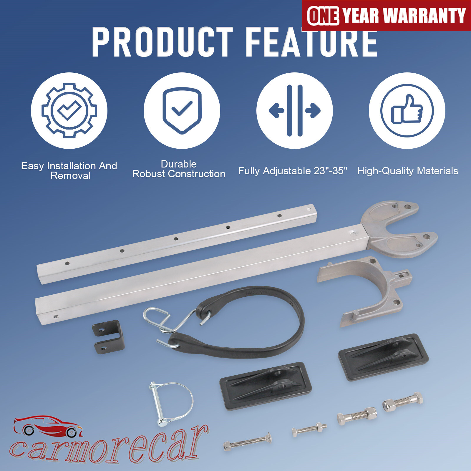 400-RB Adjustable Transom Saver, 23-35", Composite Head Holds Engine | eBay