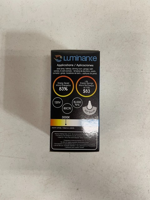Luminance L7593-3 10W 800Lm 3000K A19 E26 LED Bulbs . for sale online ...