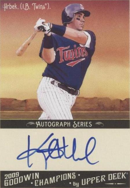 2009 Upper Deck Goodwin Champions - Autographs Kent Hrbek #A-KH (AU ...