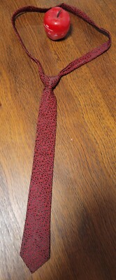 Black and Red Tear Rain Drop Pattern Boy's Skinny Tie Generic | eBay
