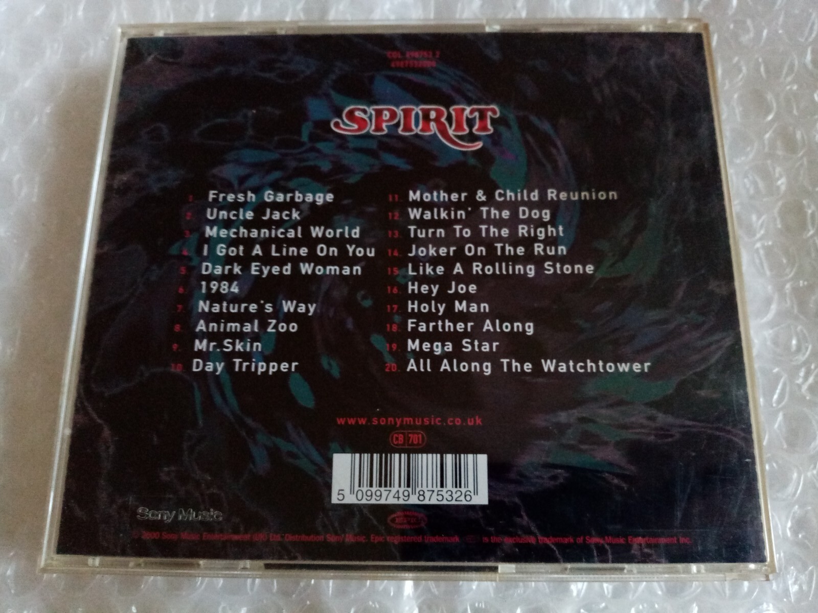 100% Proof: The Very Best of Spirit by Spirit (CD, 2000) for sale ...