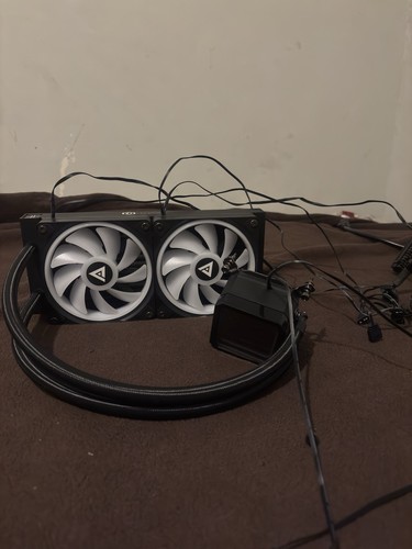 CyberPower AIO Liquid Cooler 2 RGB Fans 240MM Intel Cooler LGA1700 | eBay