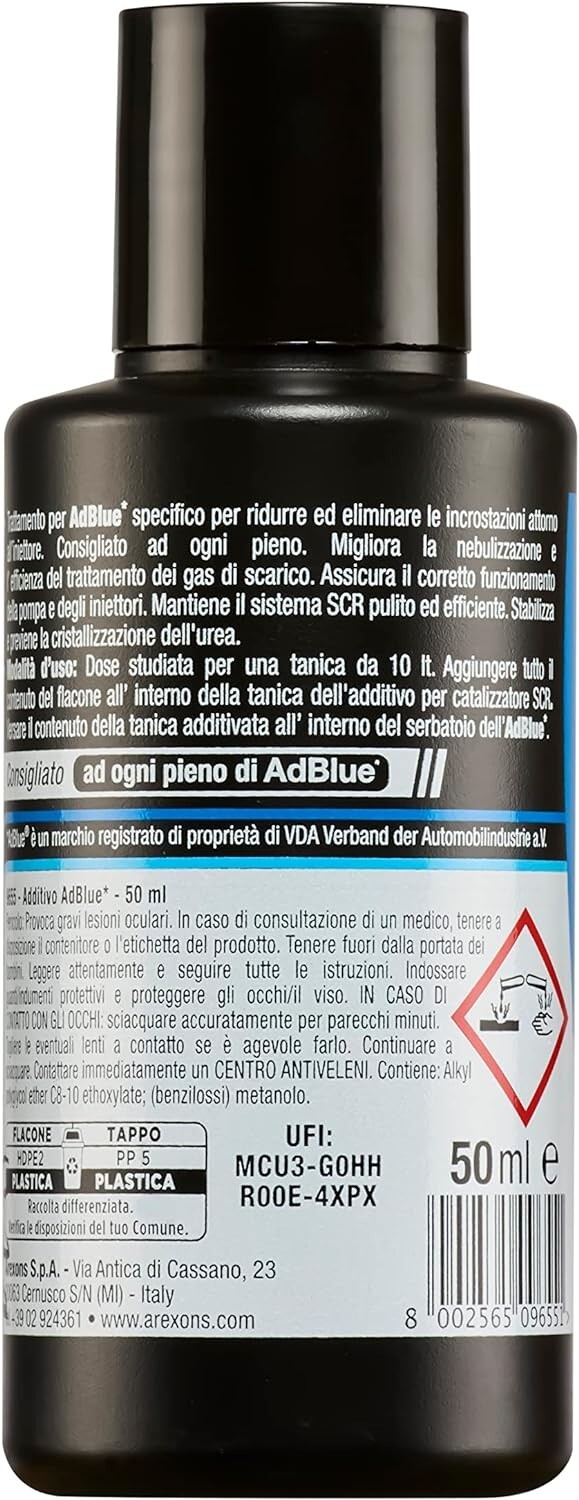 Additivo per ADBLUE AREXONS Evita le incrostazioni e formazione di ...