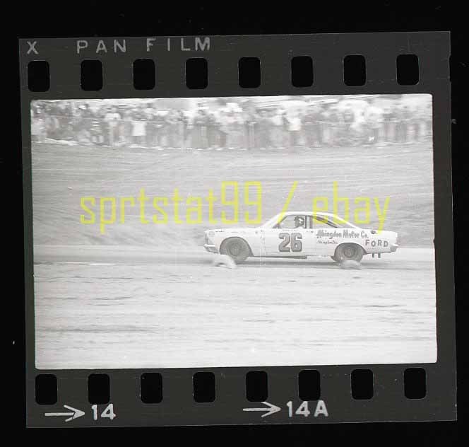 Lloyd Ruby #26 Ford @ 1967 NASCAR Motor Trend 500 - Vtg 35mm Race ...