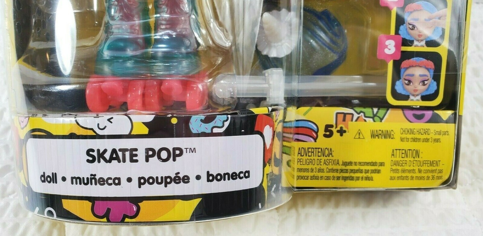 NEW 2019 Lotta Looks Doll Skate POP Surprises Mattel Facial Expression ...